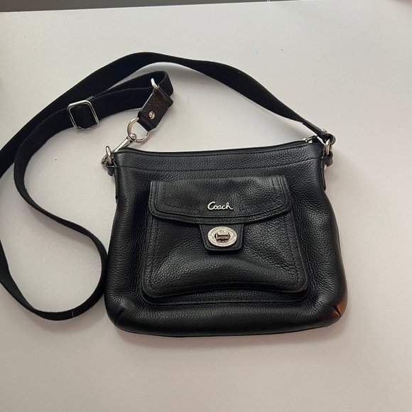 Coach | Bags | Coach Leather Crossbody Bag Black Purse | Poshmark
